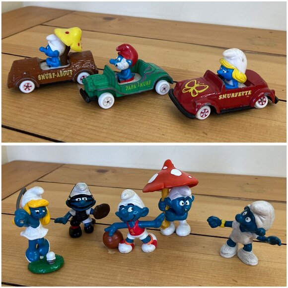 Schleich | Toys | Smurf Pvc Schleich Figures Ertl Die Cast Cars Vintage ...